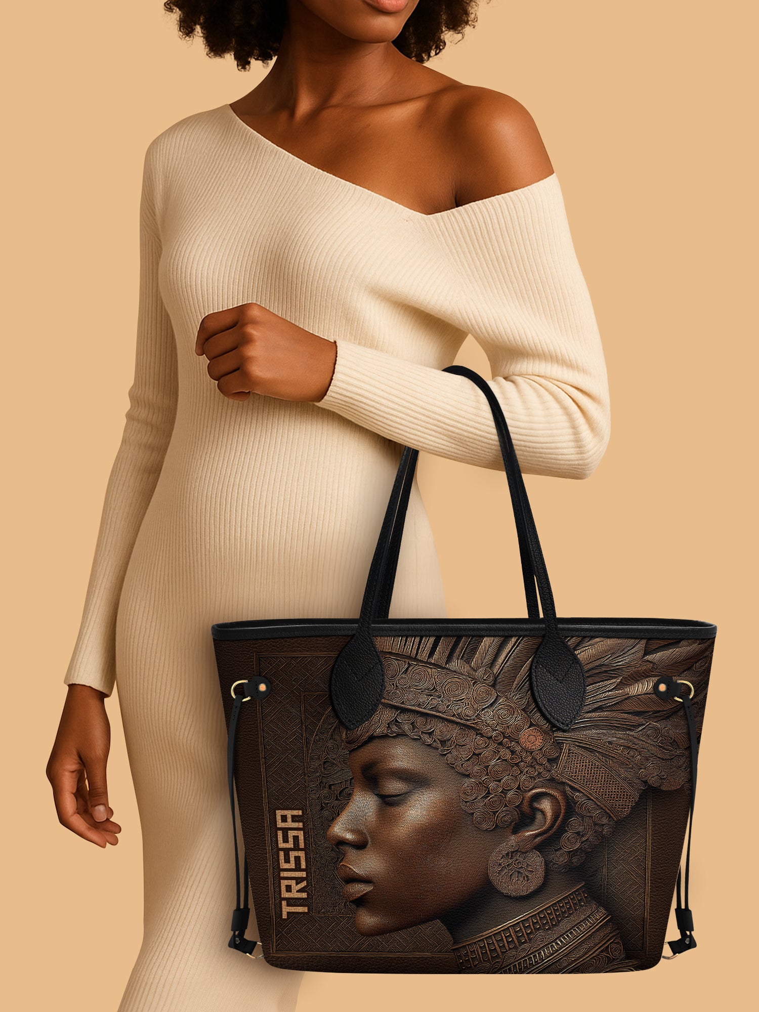 Back To Africa Classic Shopper Tote – Queenira