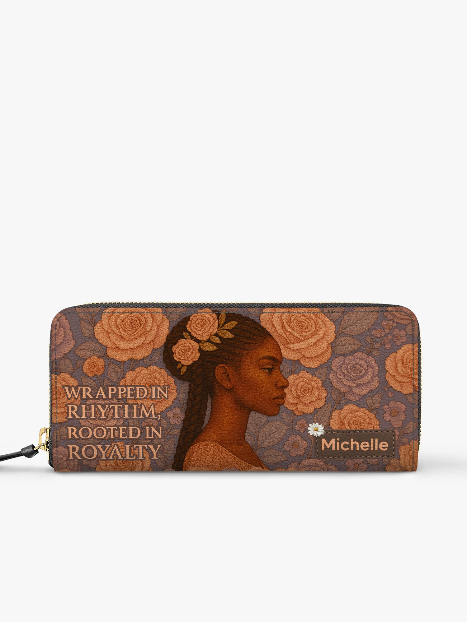 Rooted in Royalty Slimline Zippy Wallet – Queenira
